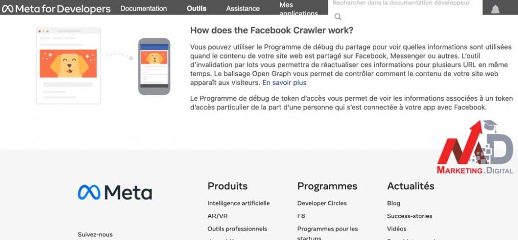 Le debugger de partage facebook est un outil très intéressant en marketing