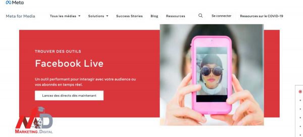 Les lives comme facebook live deviennent incontournables